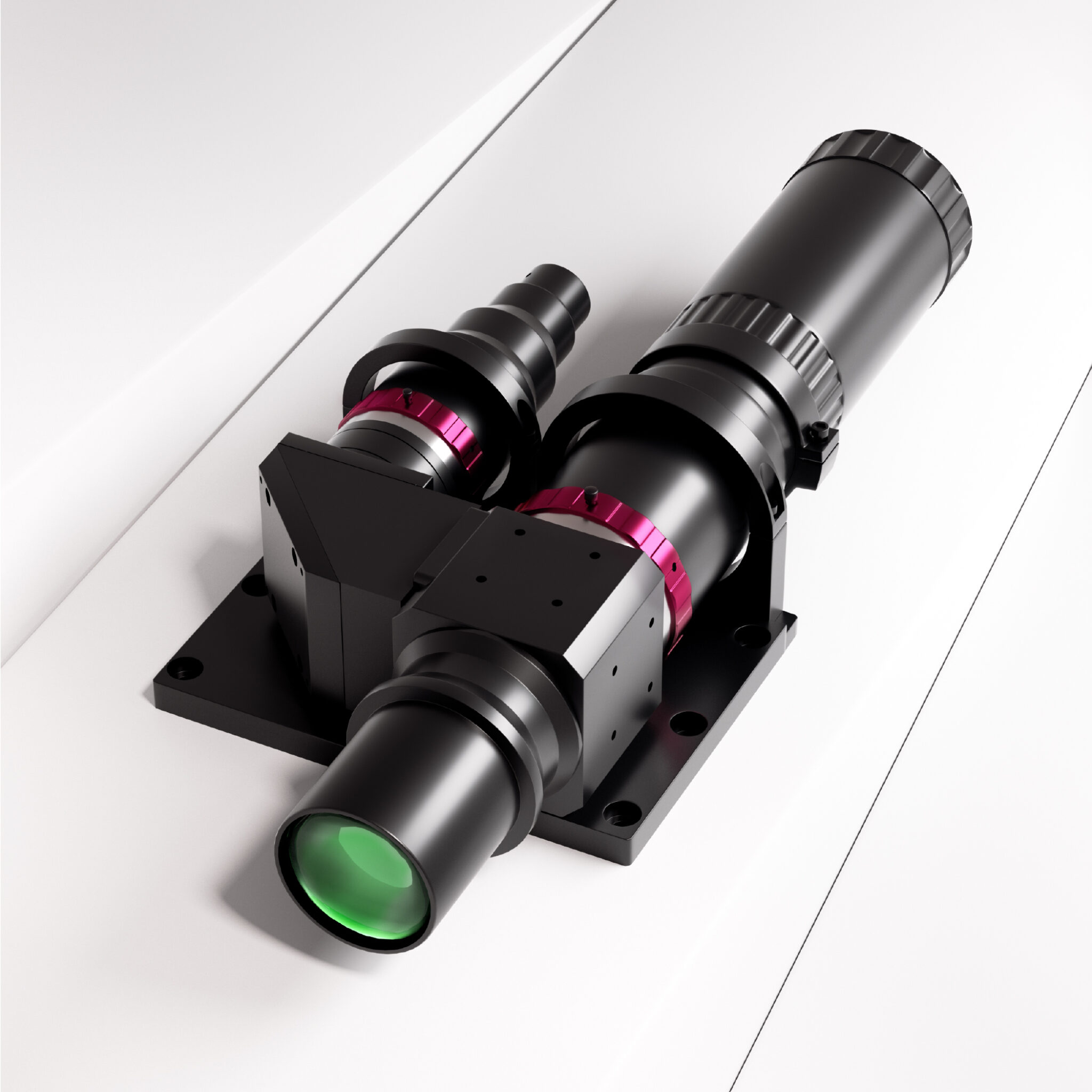 M58-Mount Telecentric Lenses with Coaxial Illumination Port