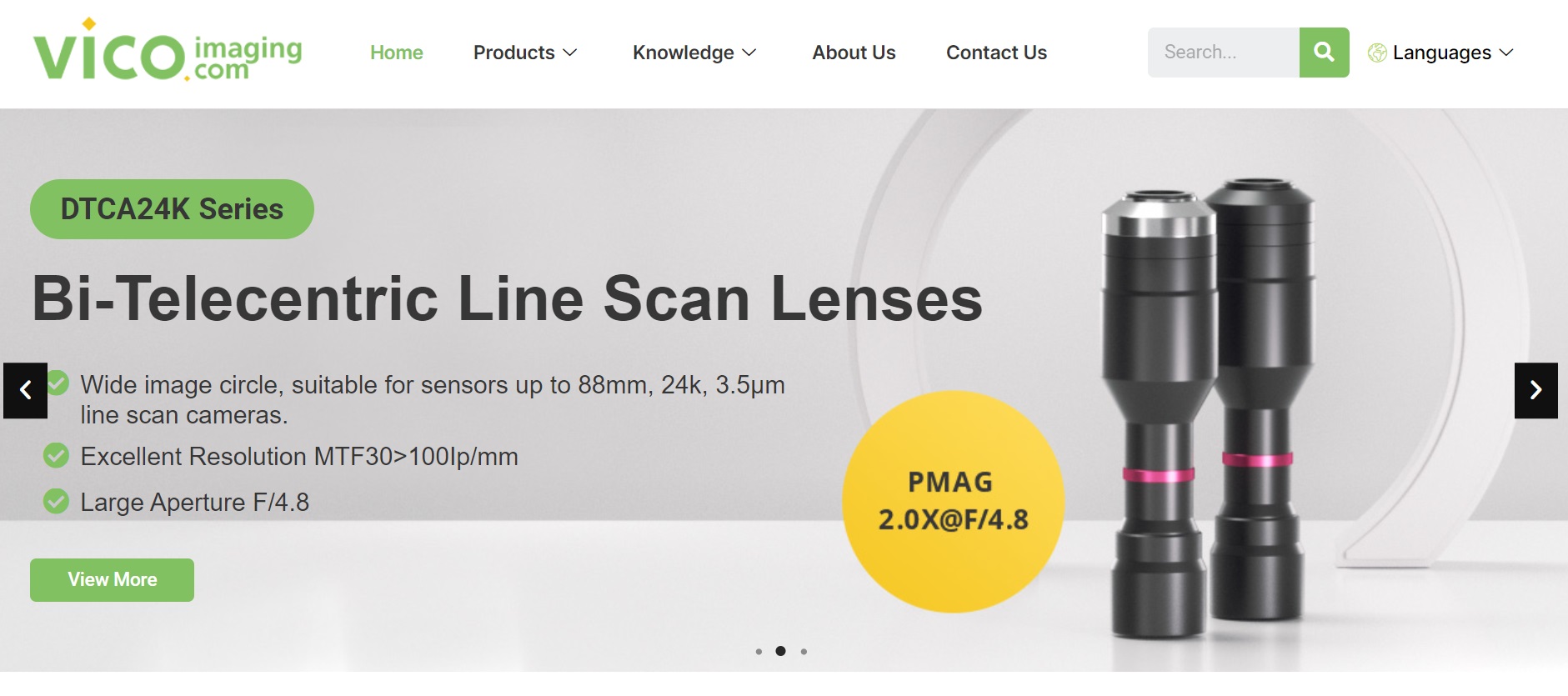 Top 10 Bi-telecentric Lens Companies in Vietnam - Vicoimaging™ Machine Vision Provider