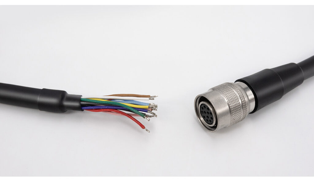 Hirose 12 Pin Female to Open I/O Power High Flex Cable | For Machine ...