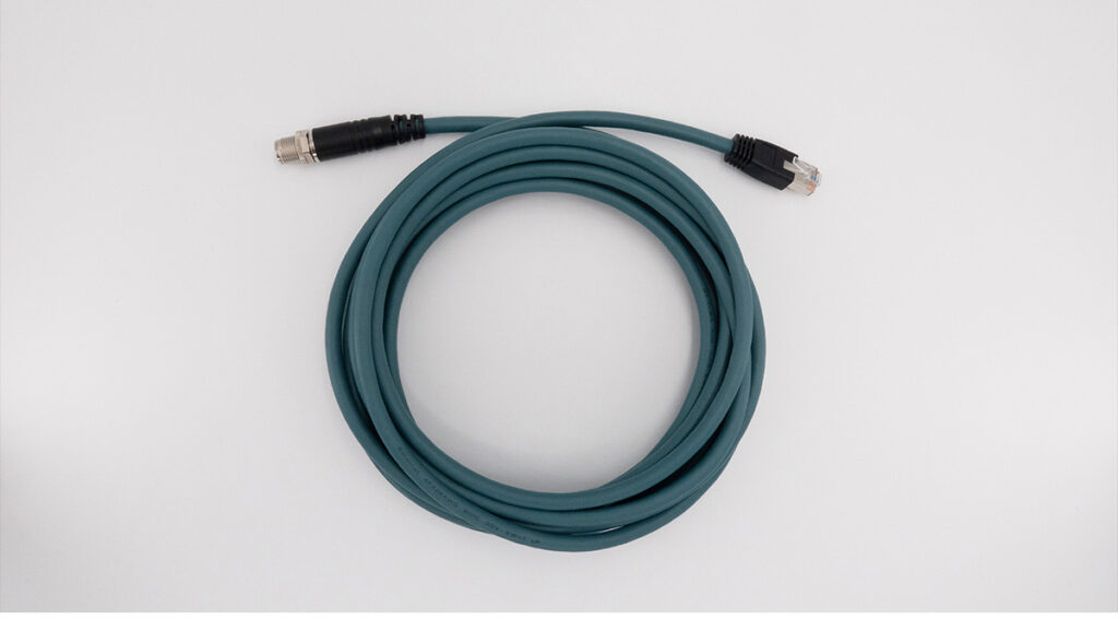 M12 X-Coded 8 Pin Male to RJ45 GigE vision Cat5E High Flex Ethernet ...