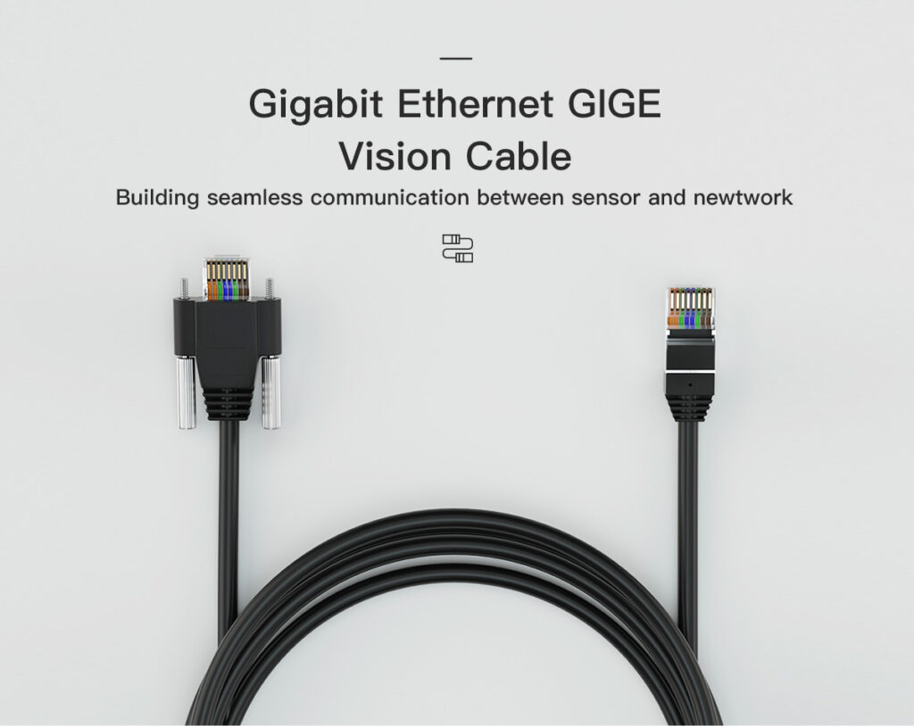 GigE vision Cat5E High Flex Ethernet Horizontal Screws Cable | For ...