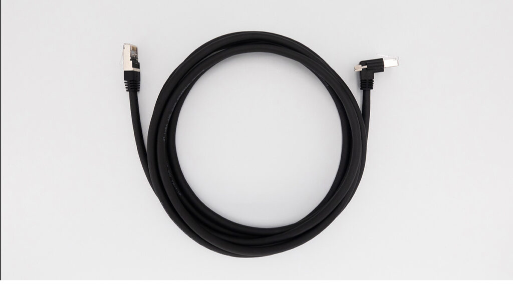 GigE vision Cat5E High Flex Ethernet Down Angle Horizontal Screws Cable ...